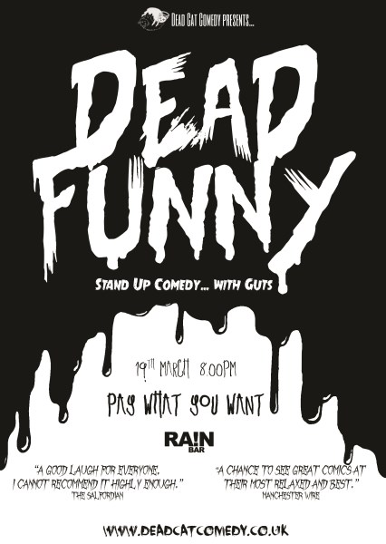 Dead Cat presents Dead Funny ft. Liam Pickford & more at Rain Bar ...