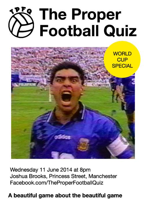 The Proper Football Quiz (World Cup special) at Joshua Brooks ...