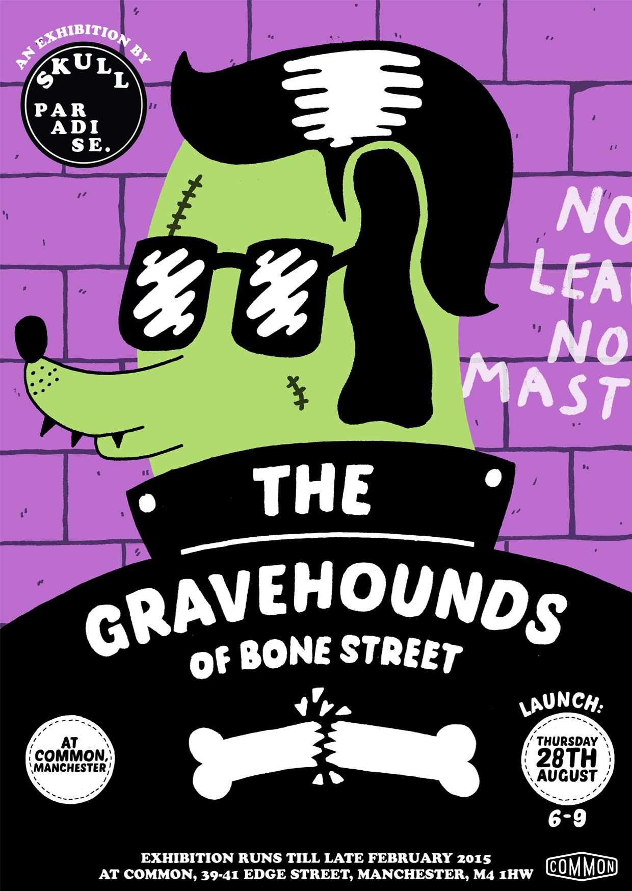 The Gravehounds of Bone Street: Skull Paradise exhibition at Common ...