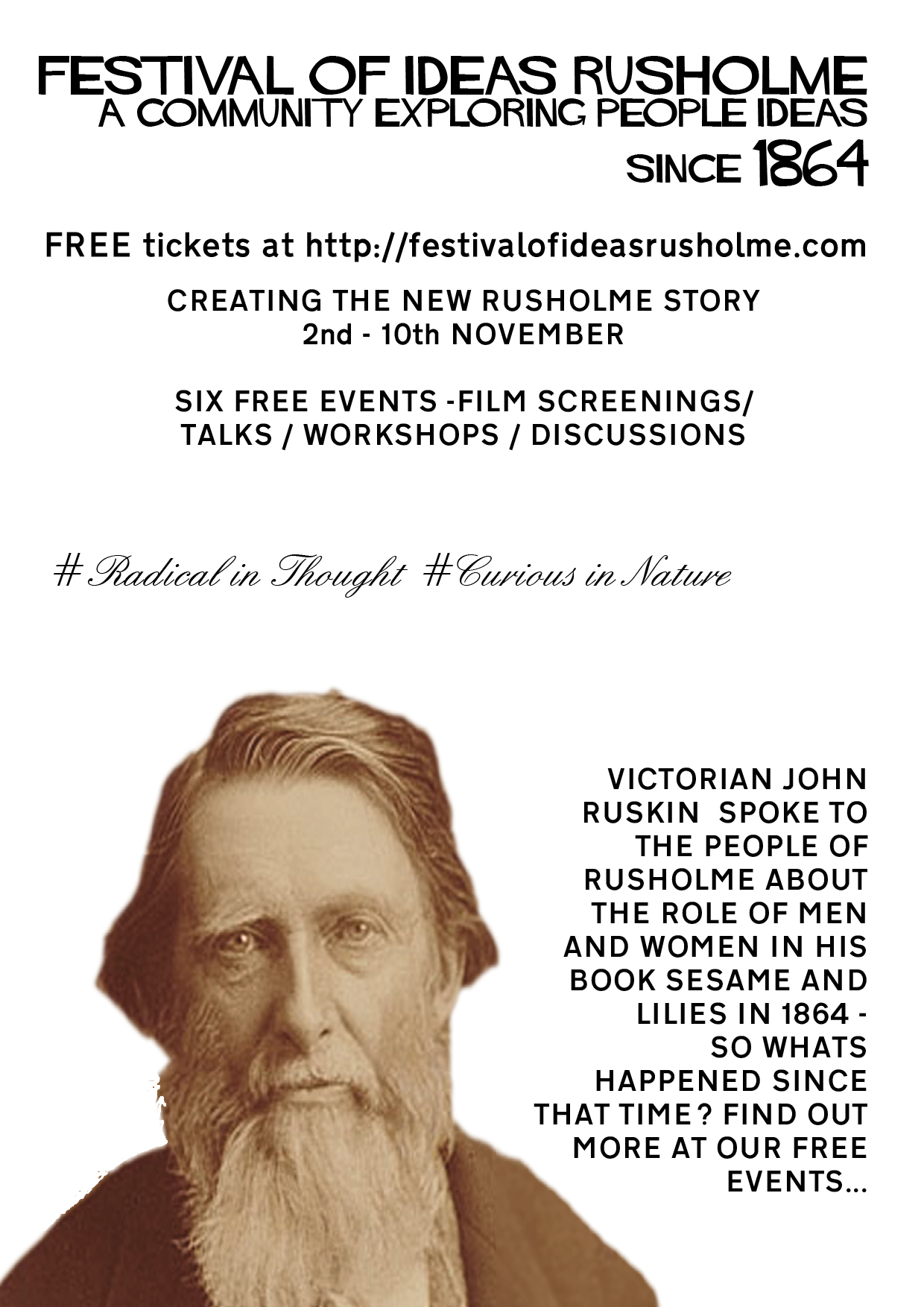 Rusholme Festival of Ideas ft. film, lit, workshops, map-making & more ...