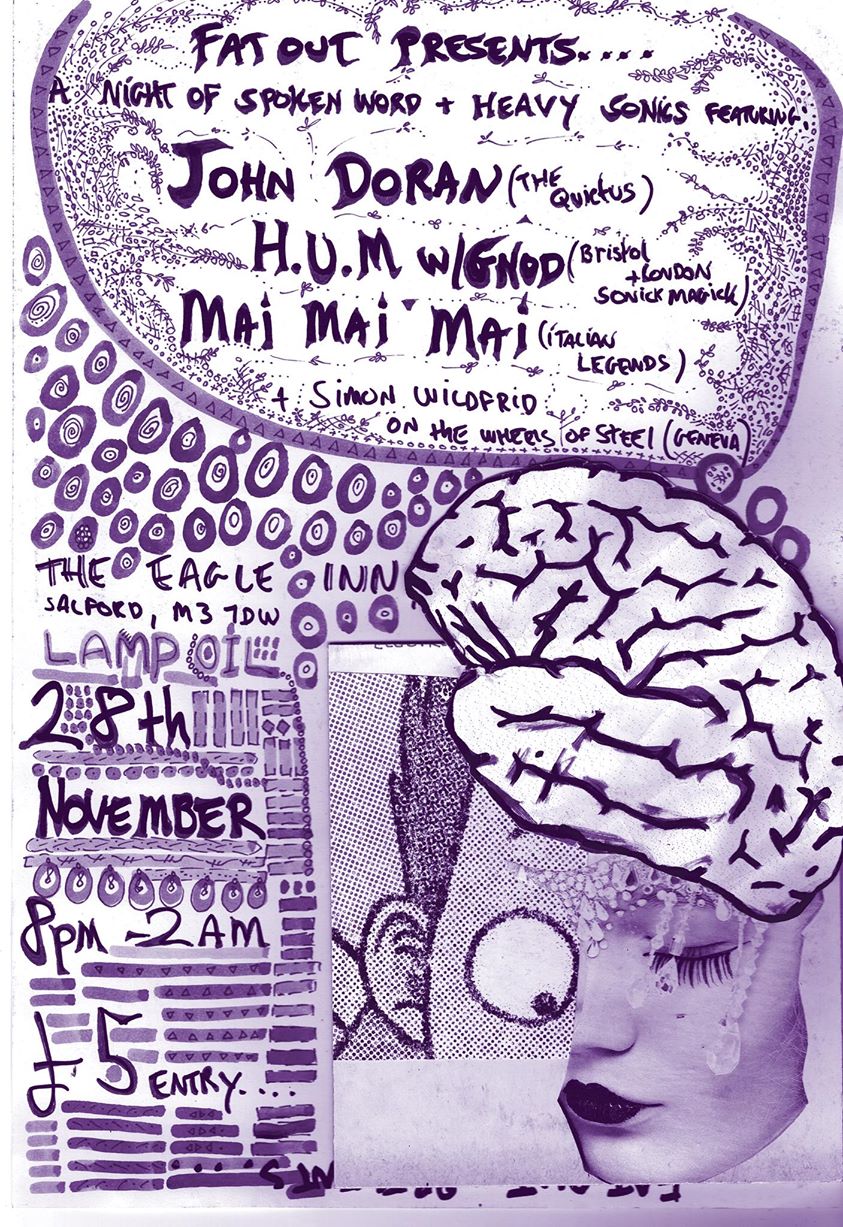 John Doran (The Quietus) + H.U.M. and Gnod at Salford's Eagle Inn ...