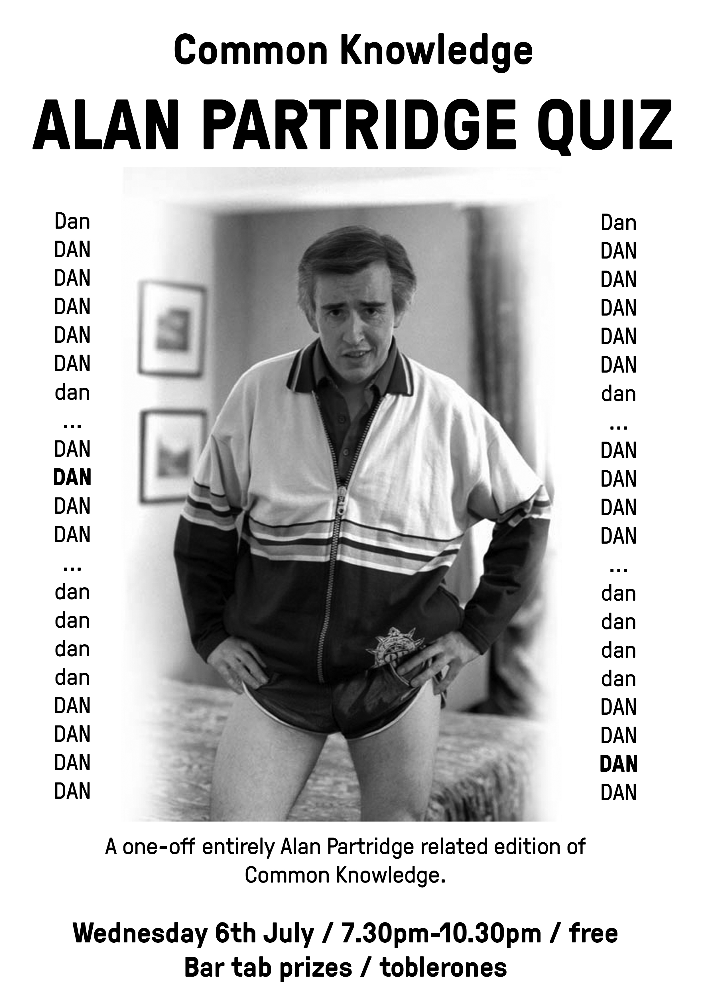 Aha! Alan Partridge-themed Common Knowledge quiz at Common - Manchester ...