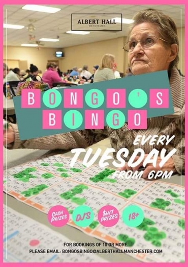 Massive prizes & rave intervals: Bongo Bingo at Manchester Albert Hall ...