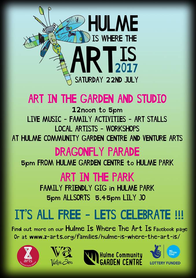 Free family fun: Hulme Is Where The Art Is at Hulme Garden Centre ...