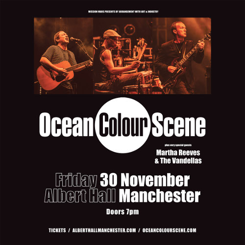 Book tickets: Ocean Colour Scene Christmas show at Albert Hall
