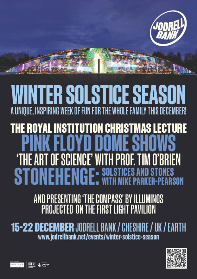 Jodrell Bank hosts a breathtaking winter solstice programme this Christmas