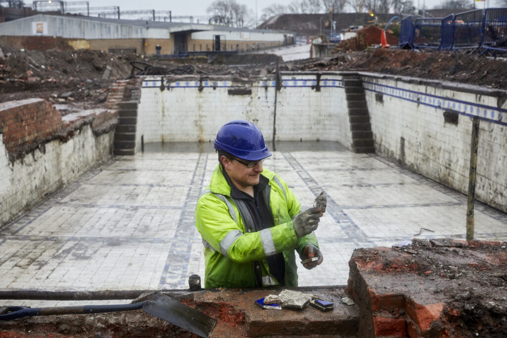 Revealed: Remains of historic Mayfield Baths discovered
