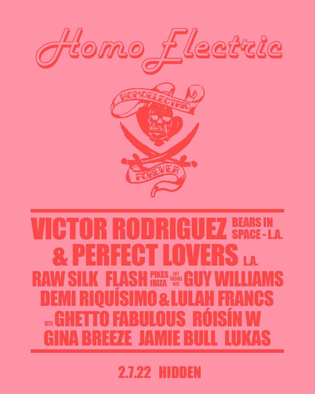 HomoElectric announces huge lineup ahead of Hidden summer takeover