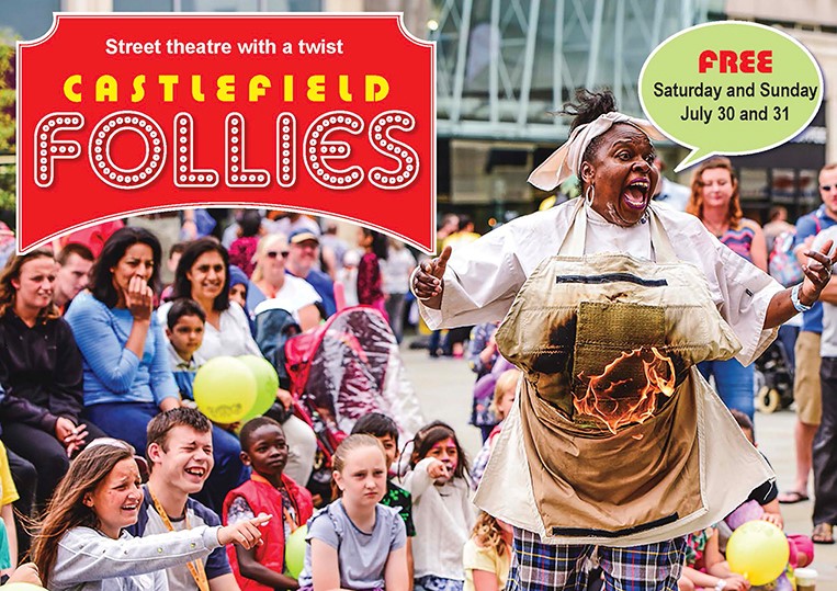 A full programme of free theatre comes to Castlefield this weekend