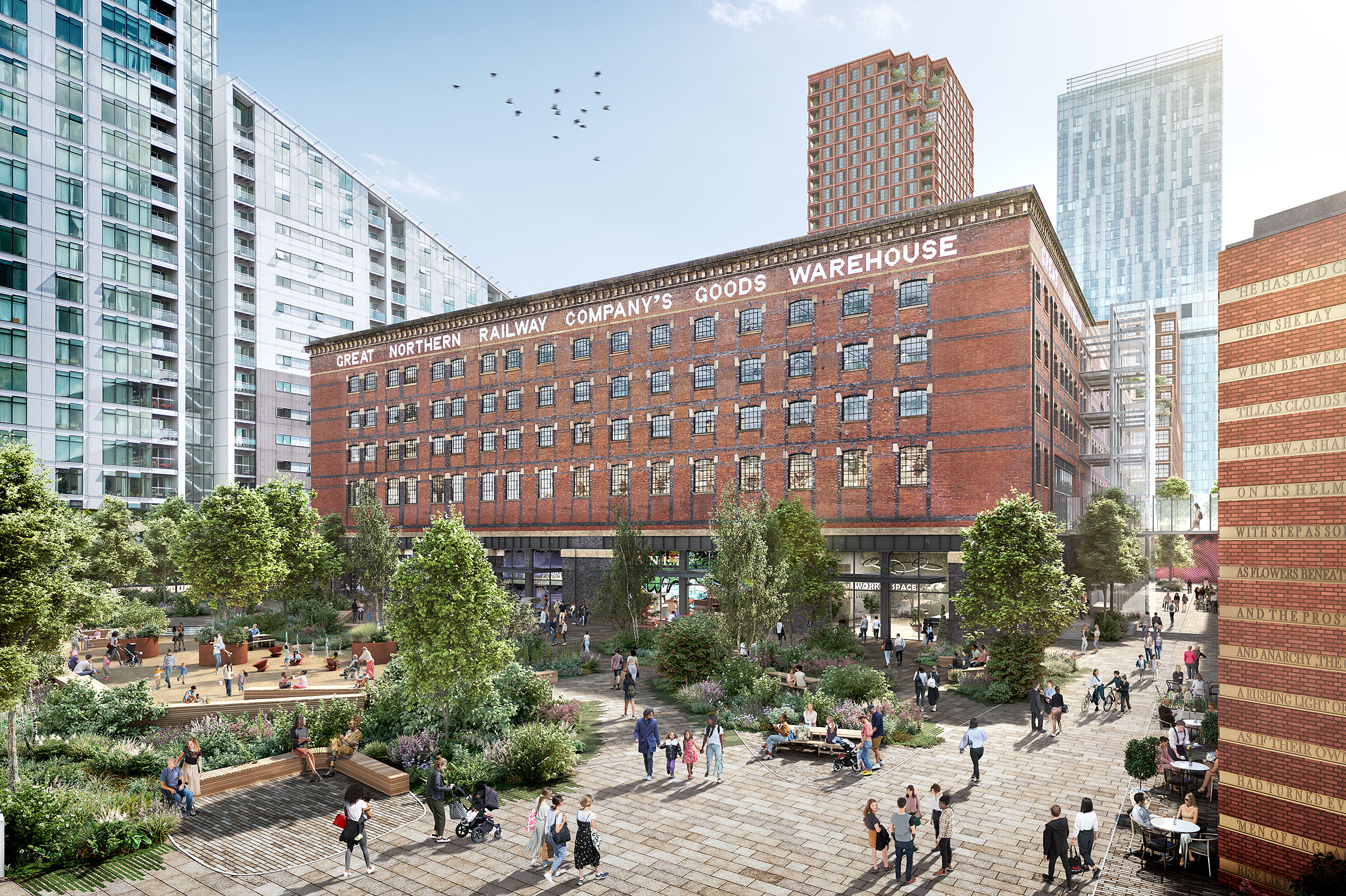 Green spaces and indie businesses: Plans for Great Northern Warehouse ...