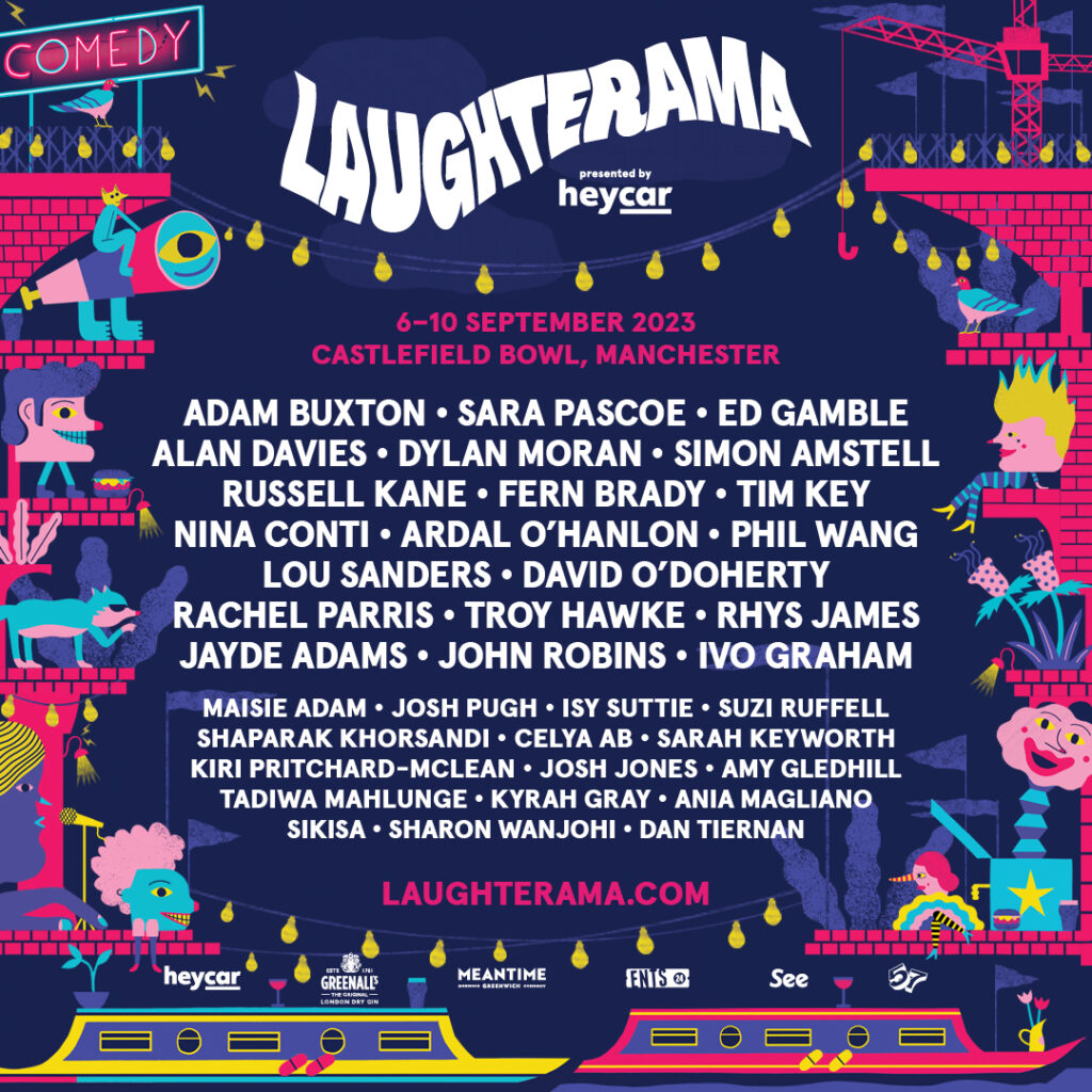 Laughterama brings a star-studded comedy lineup to Castlefield Bowl