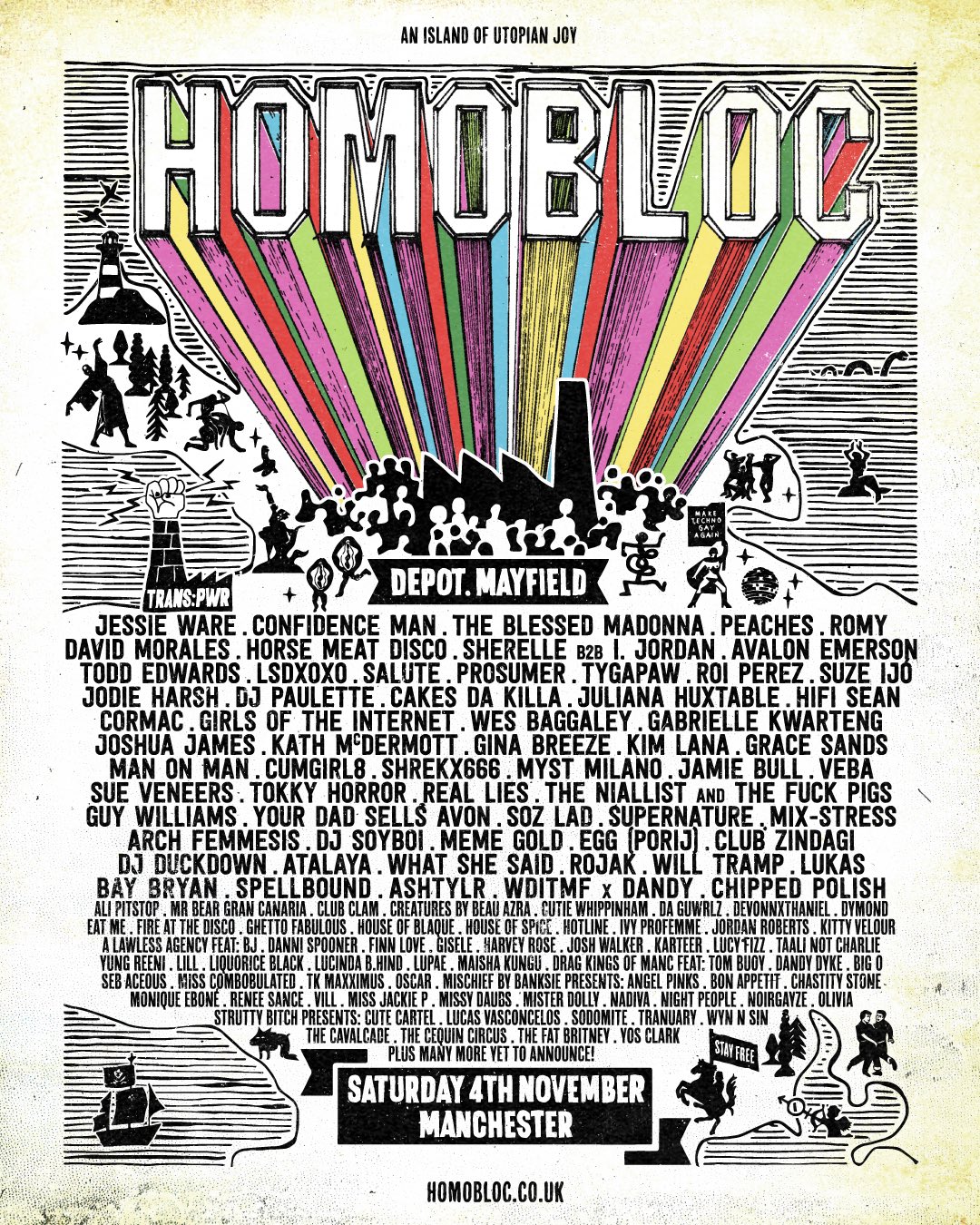 Homobloc reveals huge 2023 lineup FT Confidence Man, Jessie Ware & more