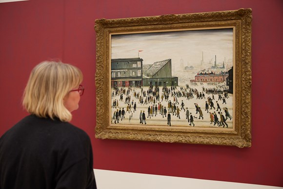 L.S. Lowry’s ‘Going to the Match’ is on display at Gallery Oldham this ...