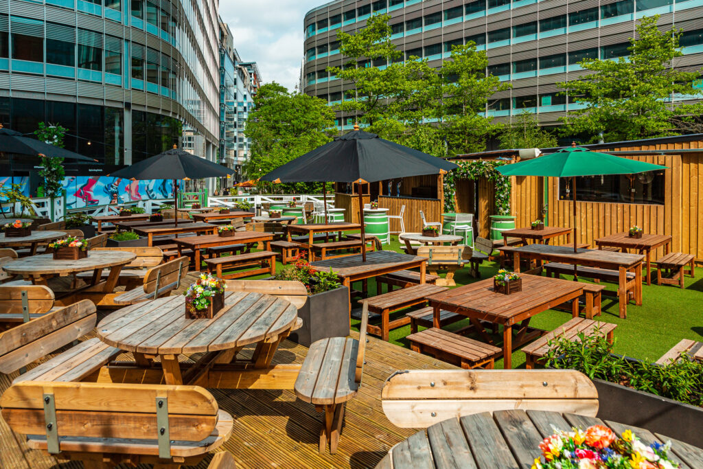 A free Olympics fan zone comes to Spinningfields this summer