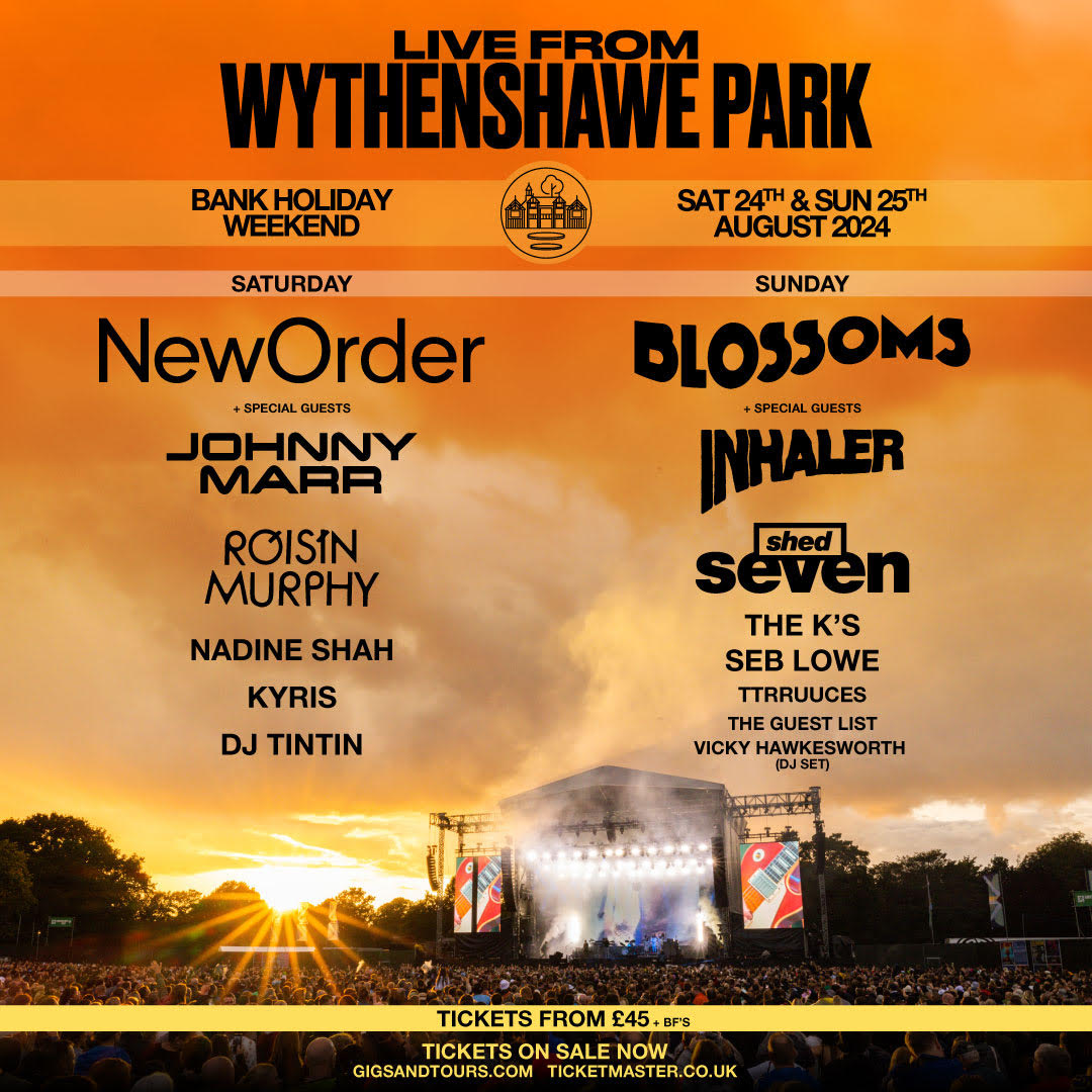 New Order and Blossoms take over Wythenshawe Park this weekend
