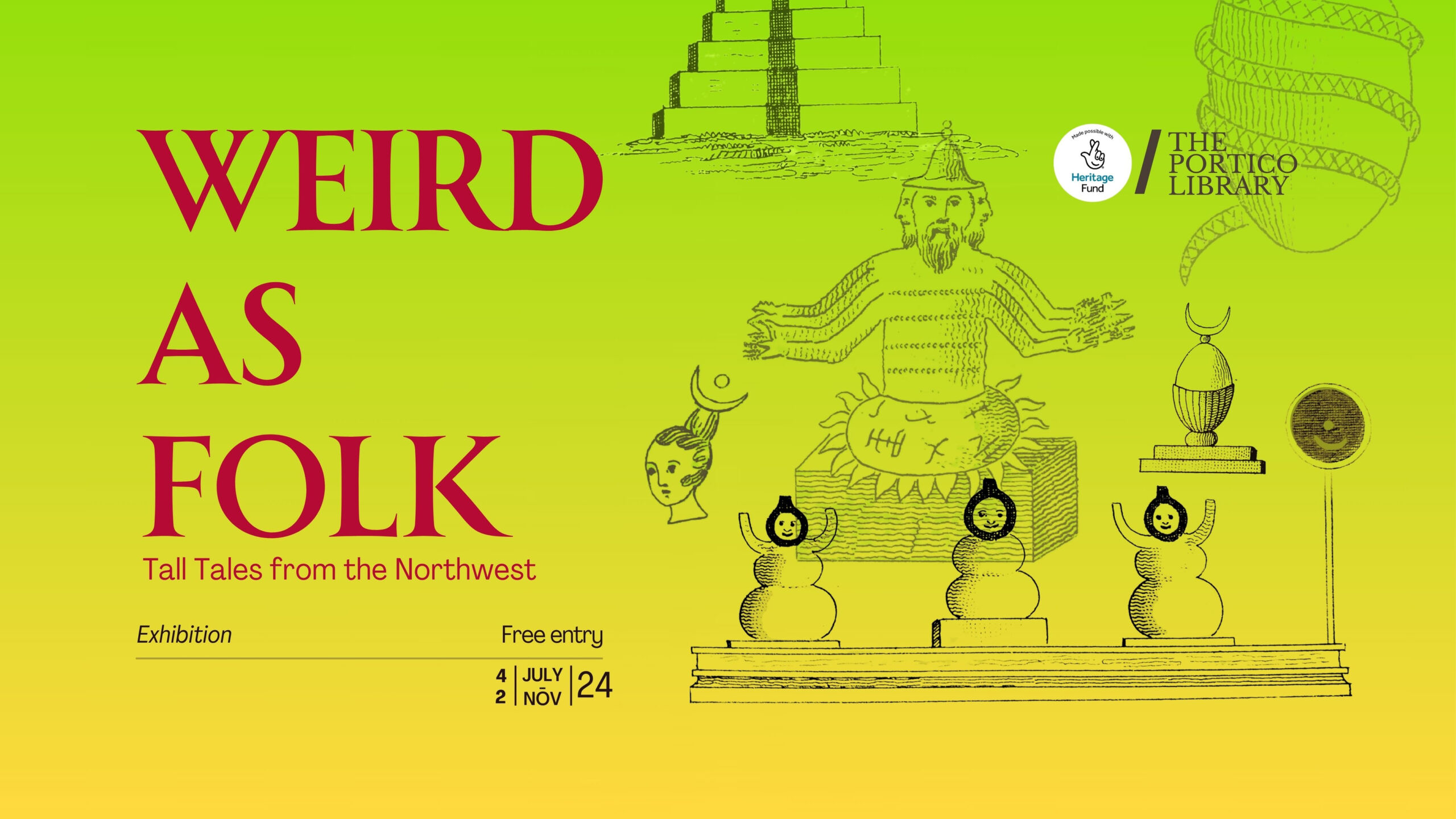 A new exhibition exploring Northwest folklore is coming to The Portico