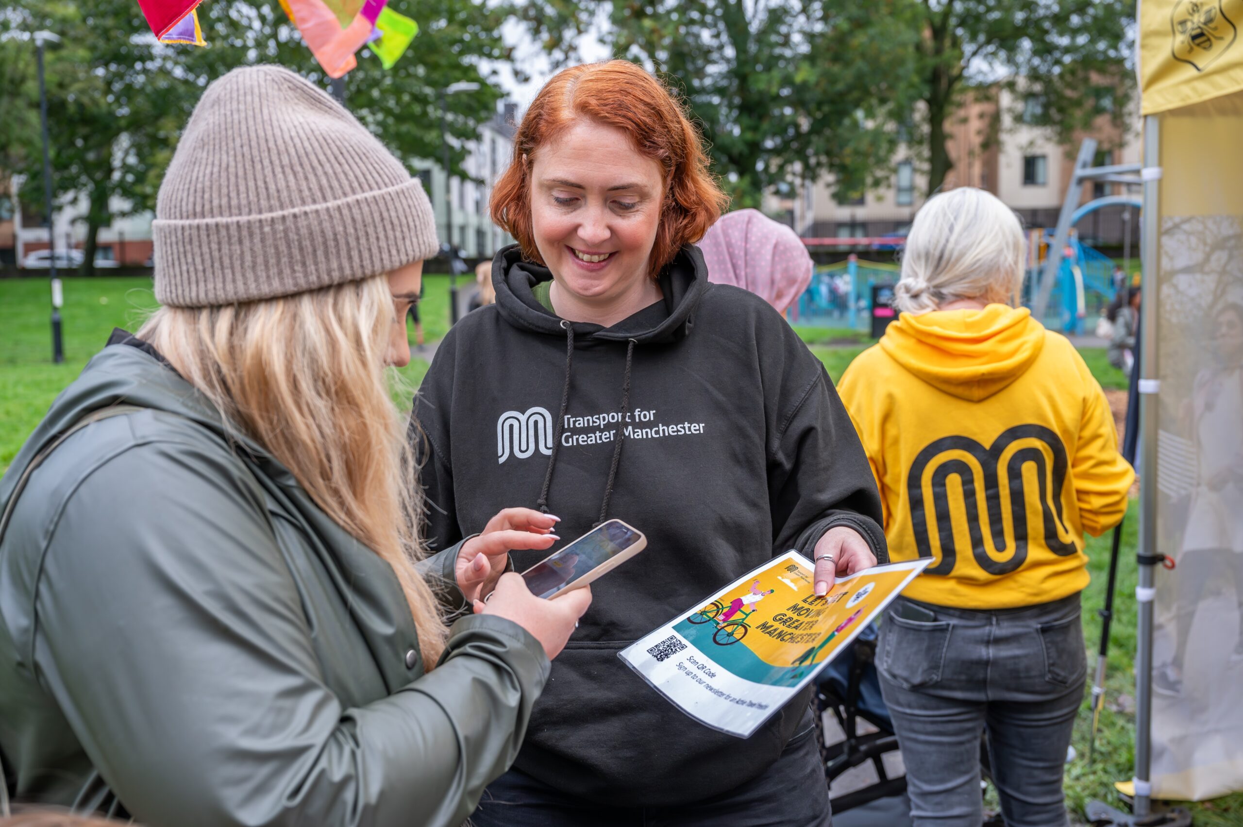 Walkden's Parr Fold Park celebrates new walking and cycling routes with ...