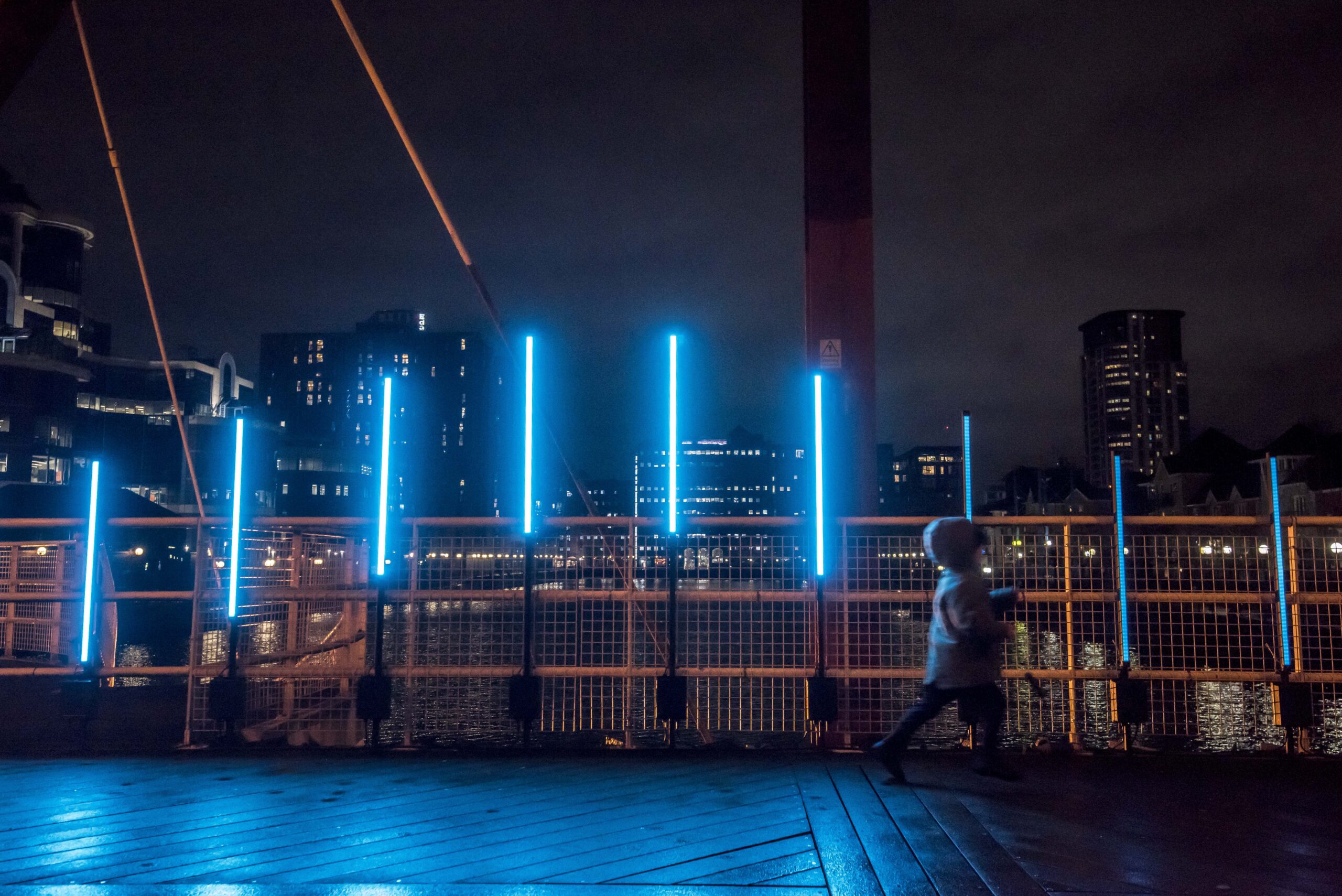 Lightwaves brings 14 spectacular light installations to Salford Quays this weekend